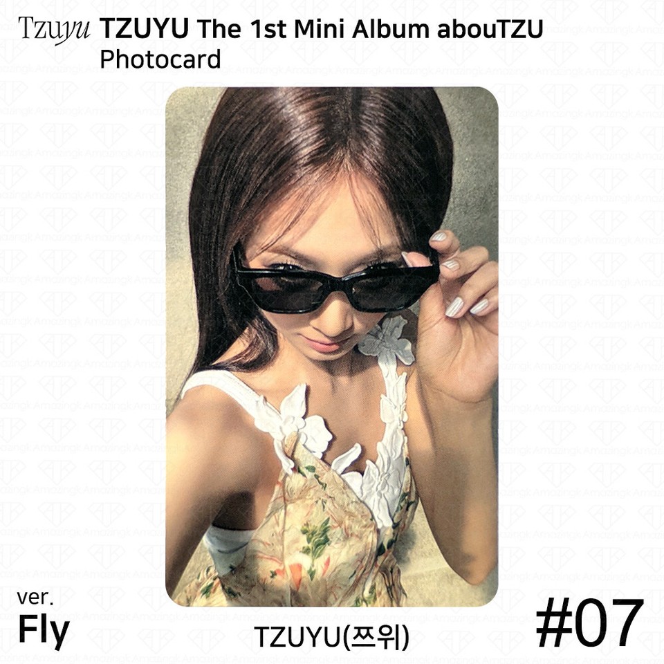 TWICE Tzuyu 1st Mini Album abouTZU Official Photocard Poster Film ...