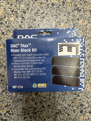 DAC Stax riser block kit mp-216 | eBay