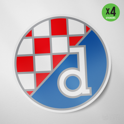 Dinamo Zagreb Croatia 4 Pack Sticker Vinyl Decal Football Soccer GNK | eBay