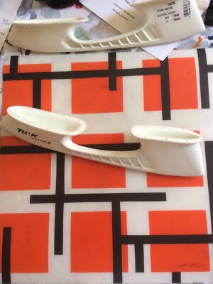 Bauer TUUK Custom + Skate Blade Holder White 296 Left New Old Stock | eBay