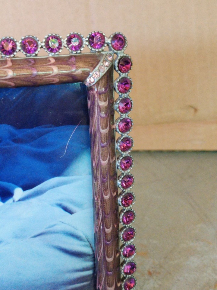 Jay Strongwater Frame Red & Pink Jewel Frame | eBay