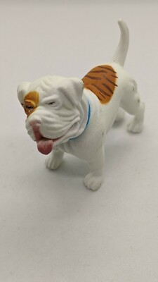 Rare~ Homies Hood Hounds ~ Big Stymie Bulldog Figurine ~ white with eye ...