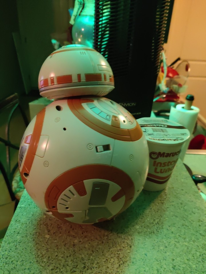 Star Wars Disney BB 8 Talking Interactive Robot Droid BB-8 Wobbles ...