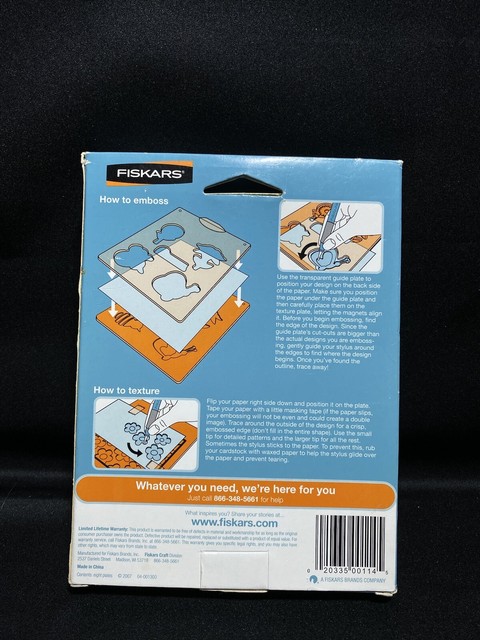 Fiskars 8pc Seasonal Embossing Plate Set for sale online | eBay