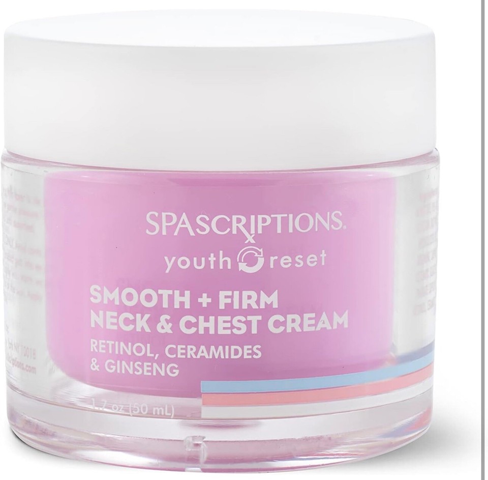 Spascriptions Smooth+Firm Neck & Chest Cream Retinol,ceramides& Ginseng ...