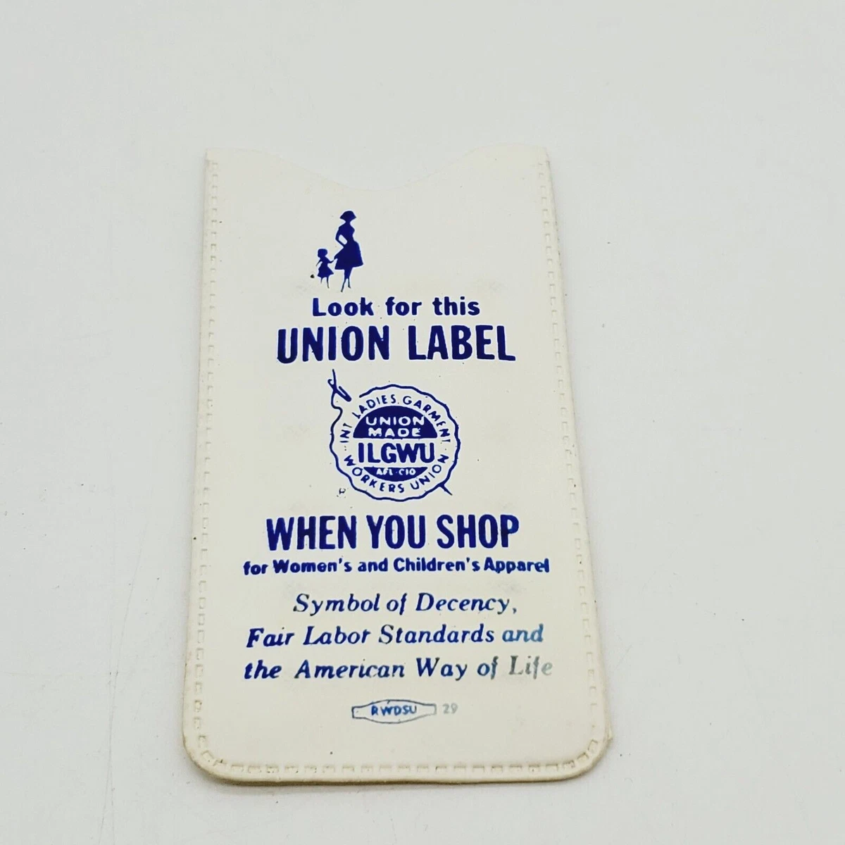 International Ladies Garment Workers Union Label