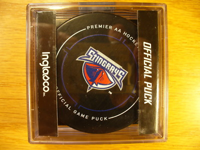 ECHL SC Stingrays '18-19 New Reverse Official Game Hockey Puck Collect ...