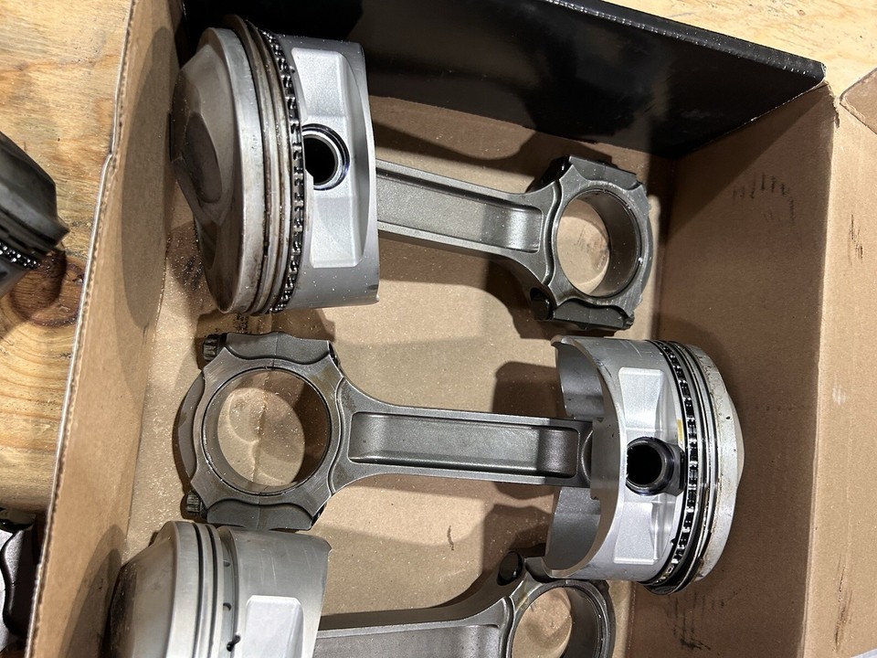 BBC Big Block Chevy 588 Tall Deck Piston And Rods JE 755 I Beam Rods ...