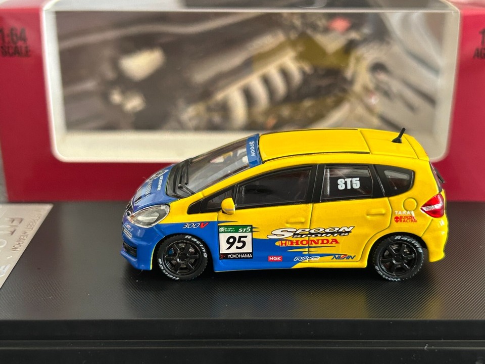 SW 1:64 Honda JDM Spoon Fit Jazz GE8 RS Racing Sports Model | eBay