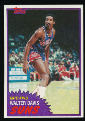 1981-82 Topps #33 Walter Davis - Phoenix Suns NM/MT+ (A01A) | eBay