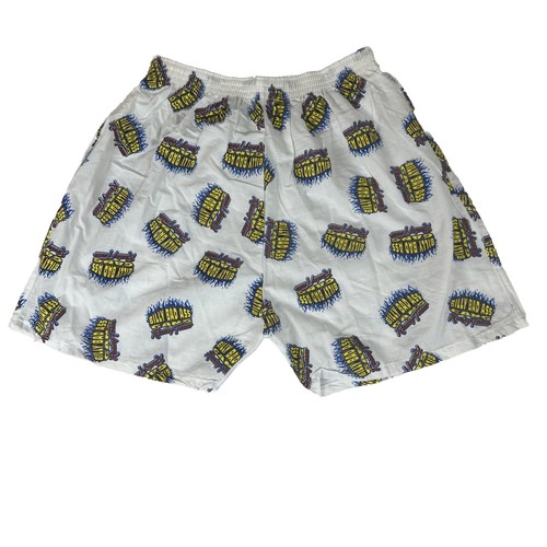 Billy Bad Ass Racing Team Boxers Youth Size Large White | eBay