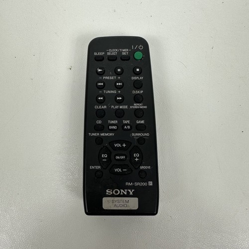 Sony System Audio RM-SR200 Remote Control | eBay