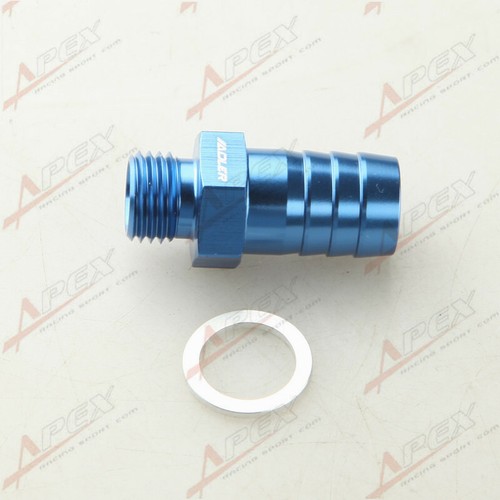 2PCS Bosch 044 Fuel Pump Inlet M14 x 1.5 To 5/8" (15.9mm) Barb Aluminum ...