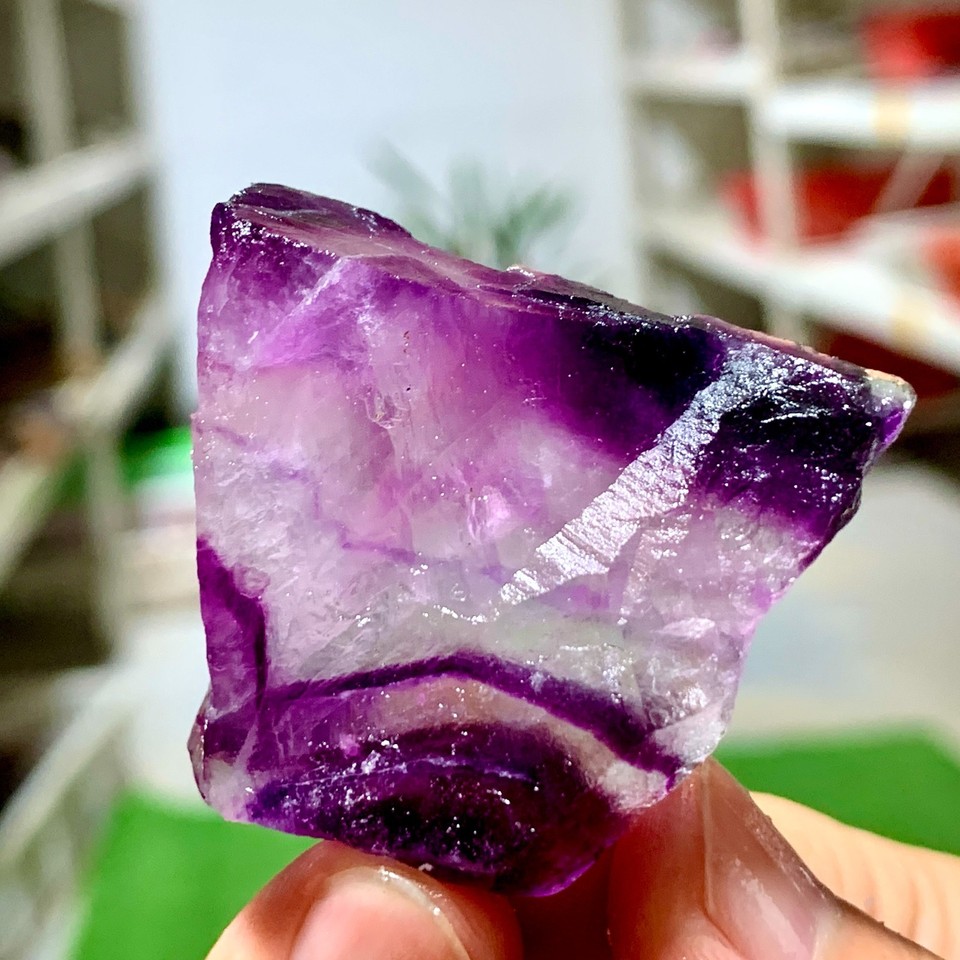 33G Natural colored fluorite quartz crystal Mineral Specimen | eBay