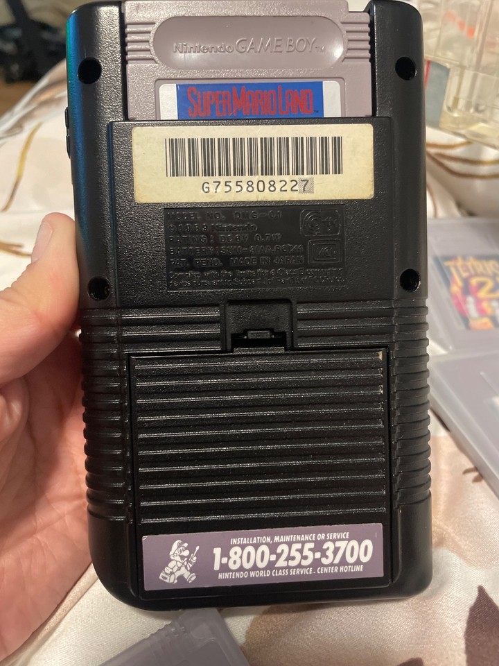 Nintendo Game Boy Handheld Console Portable Game Original DMG-01 Black ...