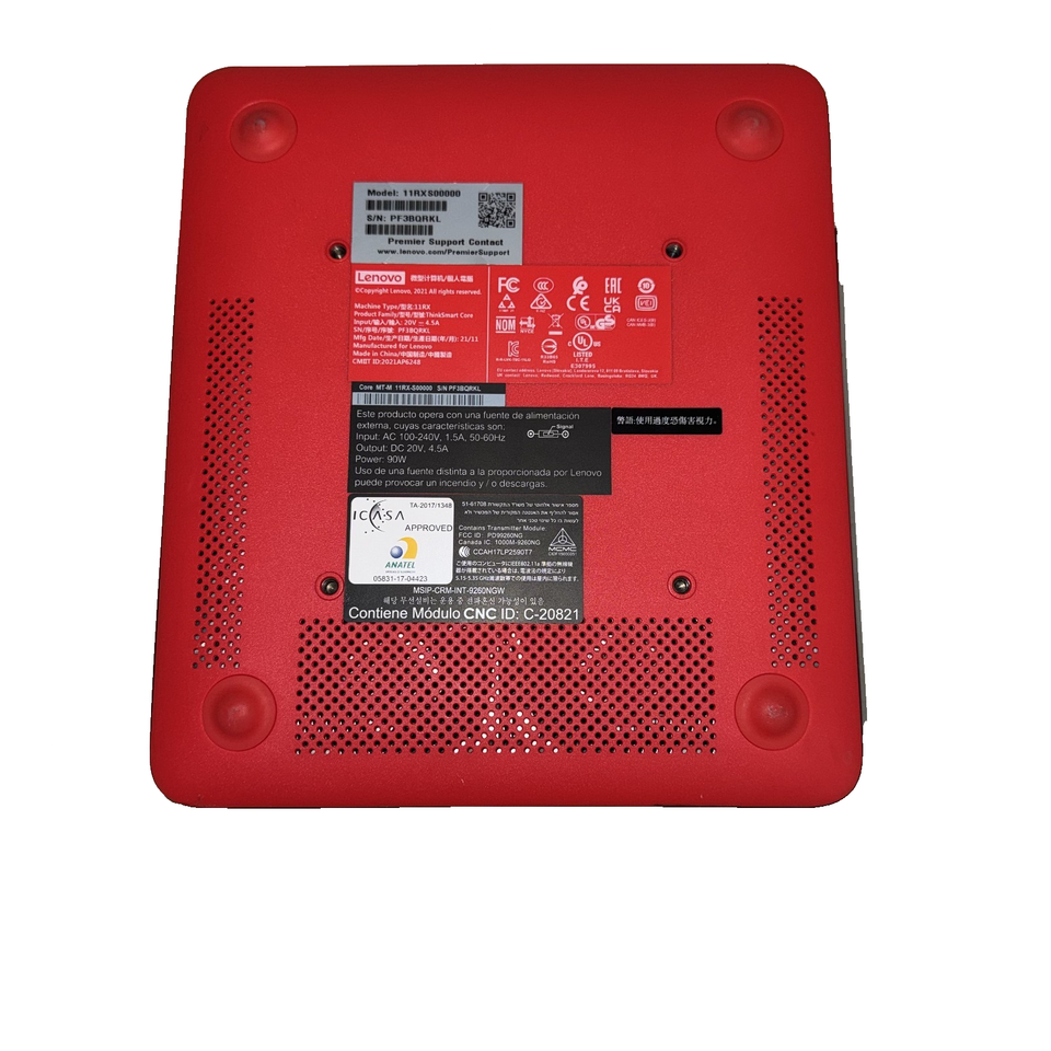 LENOVO THINKSMART Mini PC 11RXS00000 i5-1145G7E 8GB RAM 256GB SSD # ...