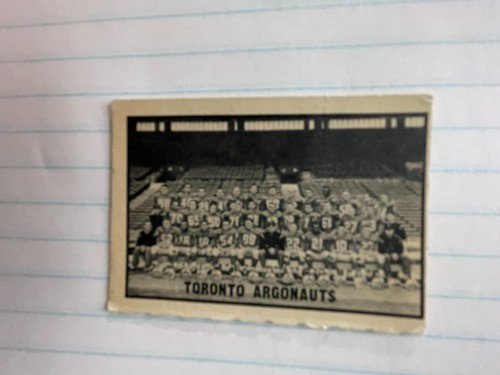 Toronto Argonauts team checklist 1962 Topps CFL #148 | eBay