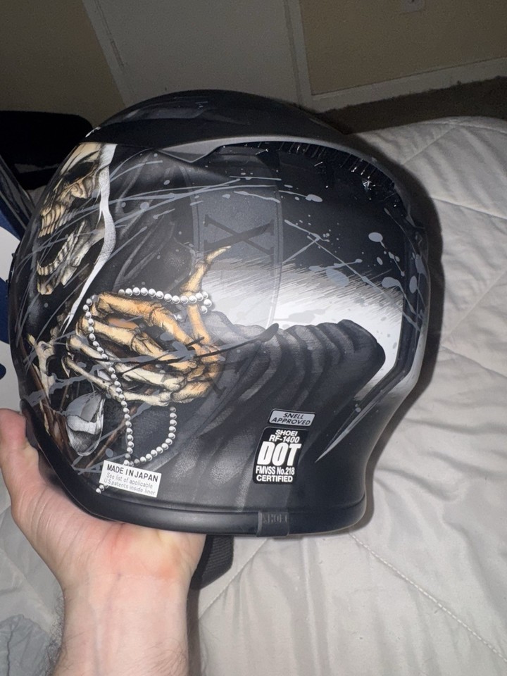 Shoei Grim Reaper Helmet (2022) New With Box | eBay
