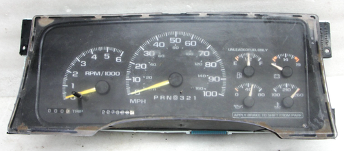 Cadillac Escalade GMC Denali instrument cluster speedometer gauges 99 ...