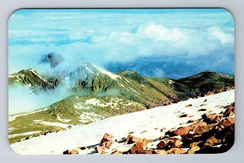 Pikes Peak CO-Colorado, Above Timberline and Above Clouds, Vintage ...