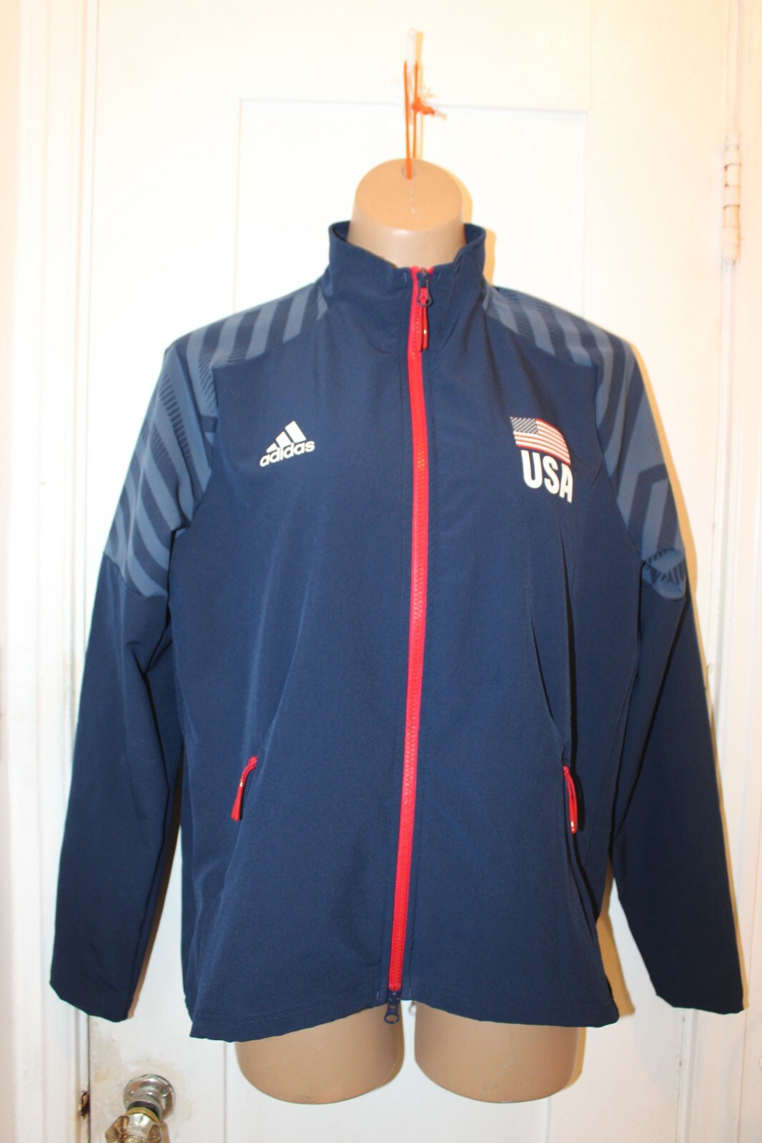 ADIDAS USA Volleyball Jacket Collegiate DP4327 Women's Size Medium ...