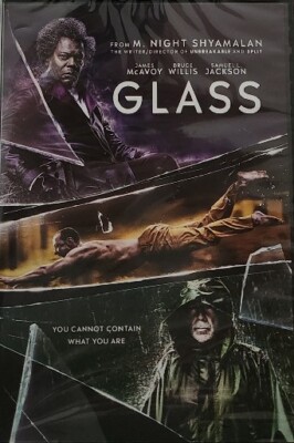 Glass (DVD 2019 Universal) Bruce Willis, Samuel Jackson, James McAvoy ...