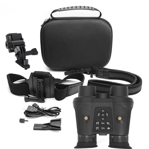 3D VR Night Vision Binocular Helmet Mounted 6X Digital IR Night Vision ...