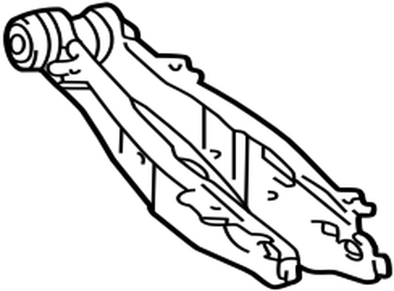 48740-30080 Toyota Arm assy, rear suspension, no.2 lh 4874030080, New ...