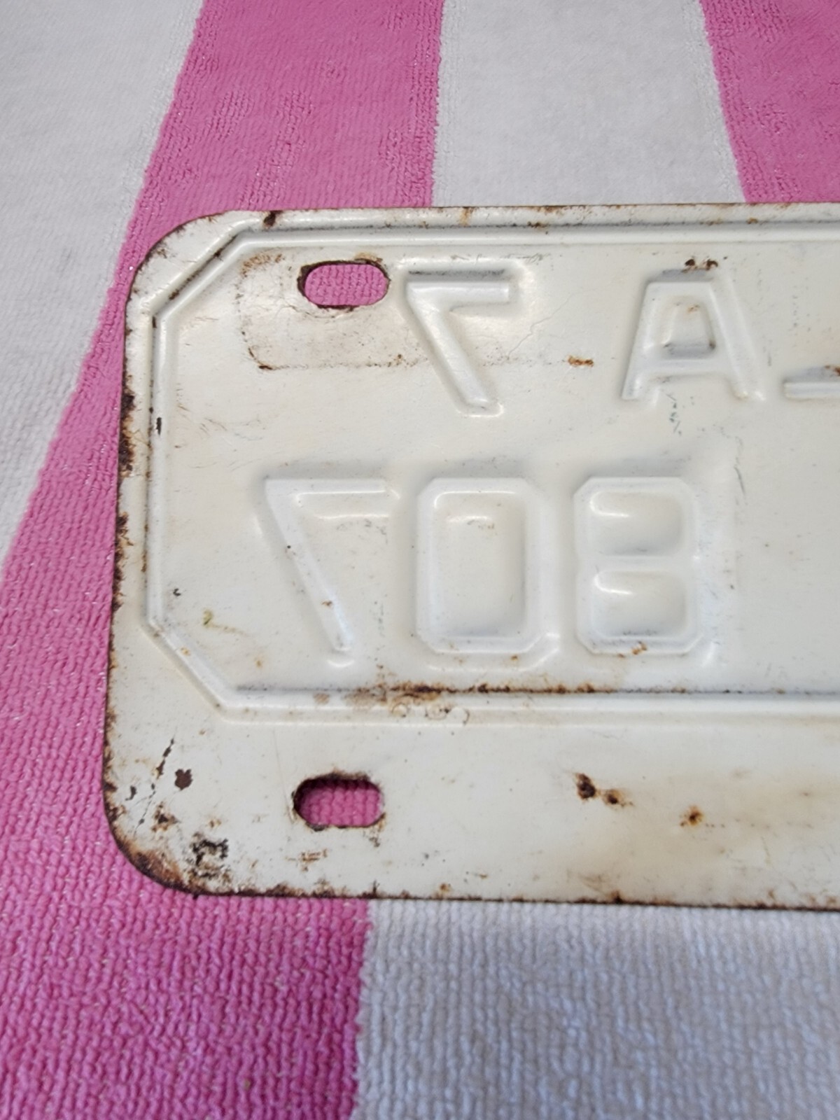 1957 Florida Motorcycle License Plate. | eBay