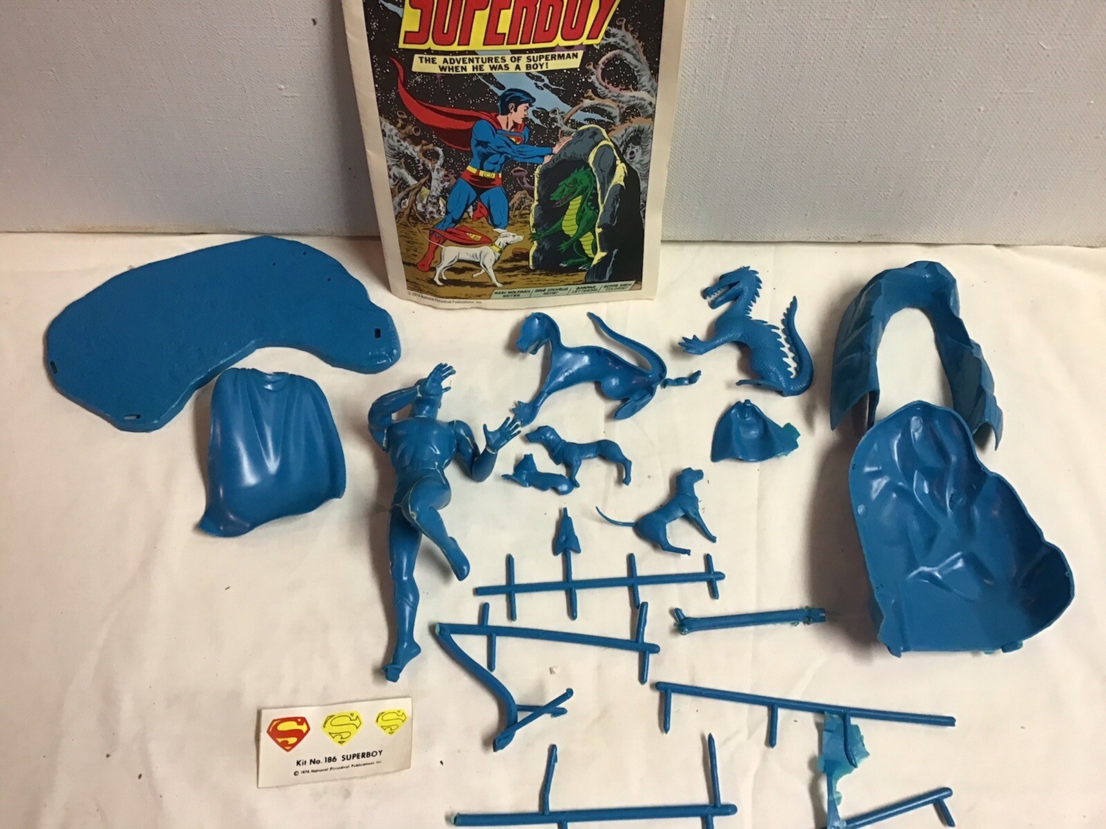 AURORA SUPERBOY COMIC SCENE 1974 Model kit Used complete | eBay
