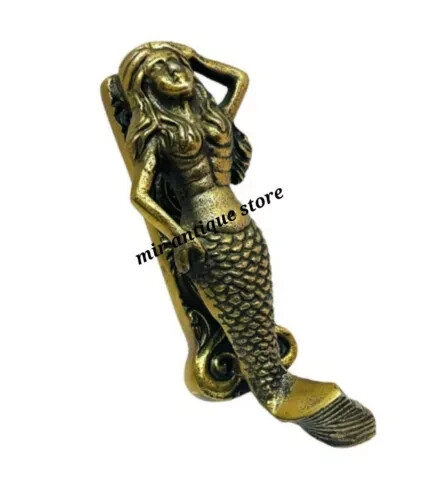 Vintage Mermaid Door Knocker ~ Nautical Antique Door Knocker Home ...