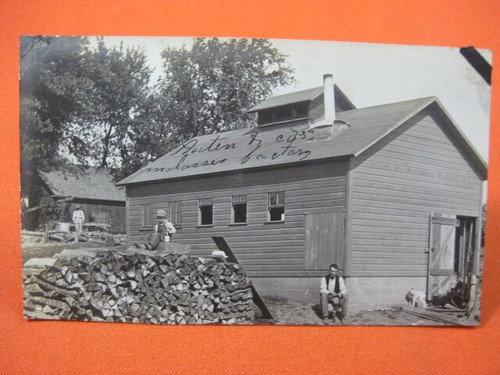 Fredericktown OH Molasses Factory Main Street RPPC Postcard 1905 Ohio ...