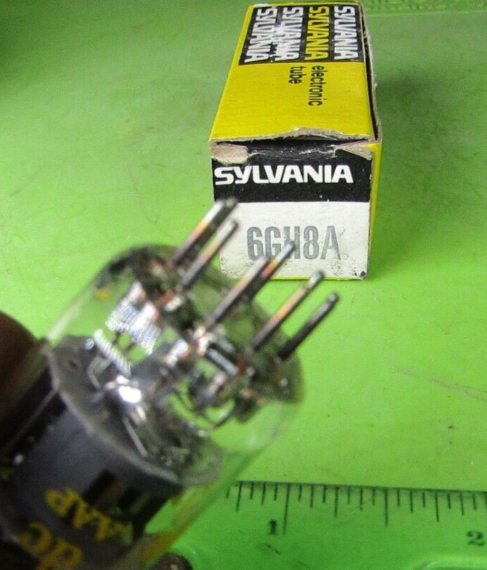 Sylvania 6GH8A Vacuum Tube TV Guitar AMP Ham Radio NOS 9 Pin NIB USA ...