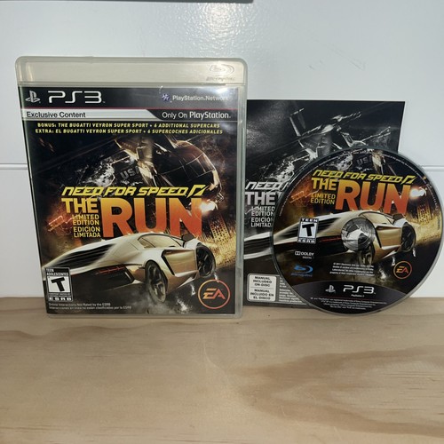 Need for Speed The Run Limited Edition PS3 PlayStation 3 Racing Game ...