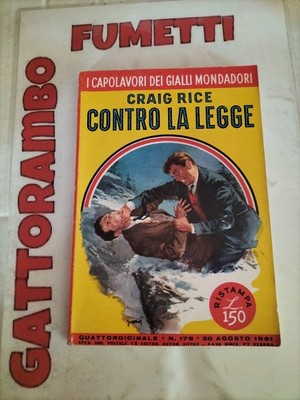 I Capolavori dei Gialli Mondadori N.178 "Contro La Legge" 1961 Craig ...