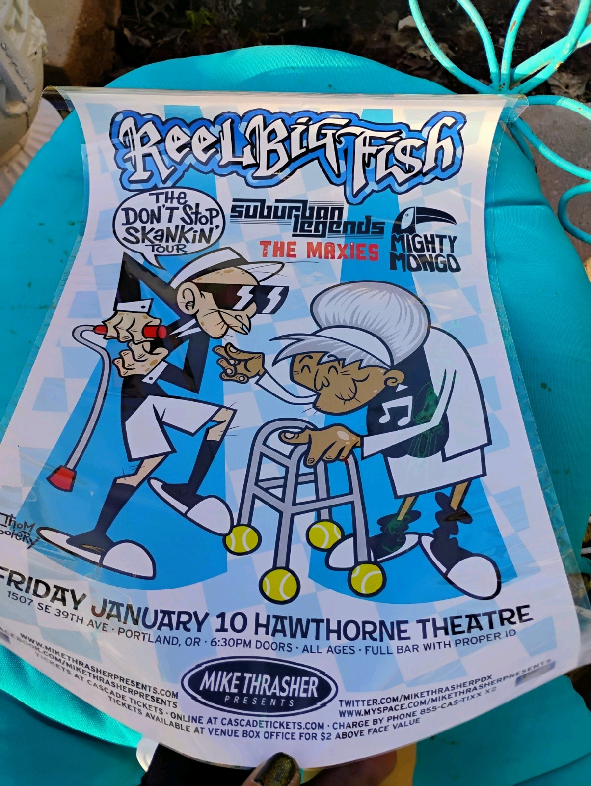 SEBADOH 2011 Original 11x17 Concert Promo Poster. Portland Oregon | eBay