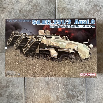 Dragon 6966 1/35 Sd.Kfz. 251/2 Ausf. C Rivetted Version mit Wurfrahmen ...