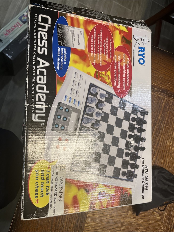 Ryo Chess Academy Talking Electronic Computer Chess Set with Teaching ...