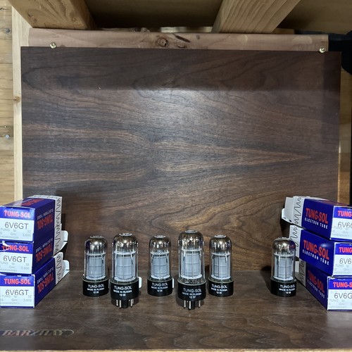 Matched Pair Tung Sol 6V6GT tubes, Brand New in Box Plate Current Match ...