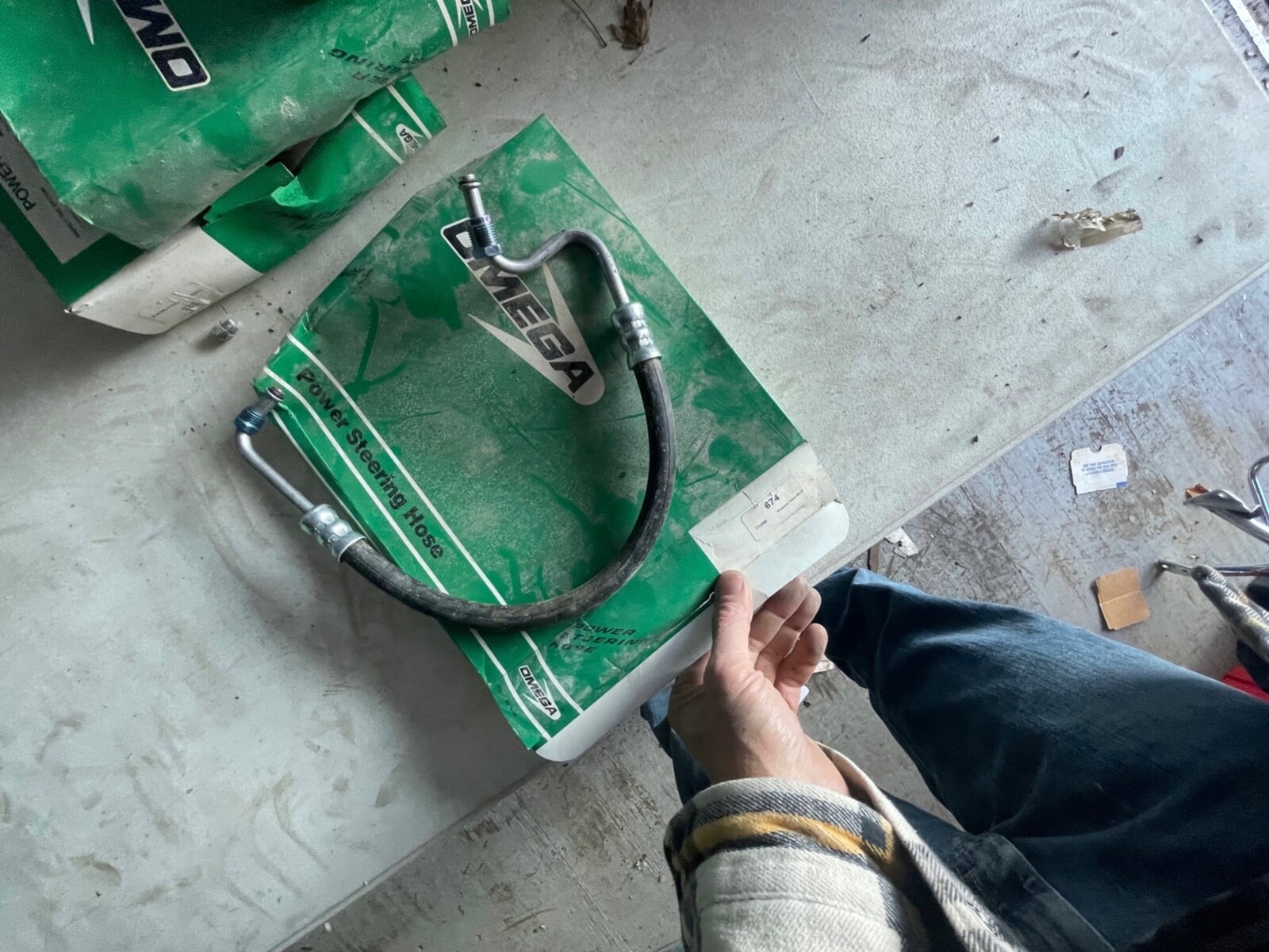 omega power steering hose 674 keller Edelman cross 71086 | eBay