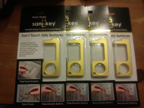 Home Smart SANI-KEY No Touch Copper-coated Stylus Anti-Microbial NEW ...