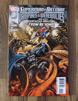 2008 DC Comics Superman & Batman Vs Vampires & Werewolves #2 VF/VF+ | eBay