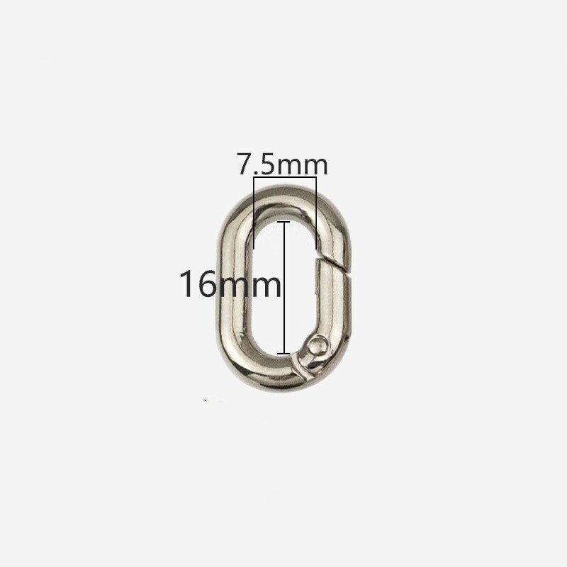 New Bag Clasps Oval Rectangular Spring Coil Clips For 13~40 mm Bag ...