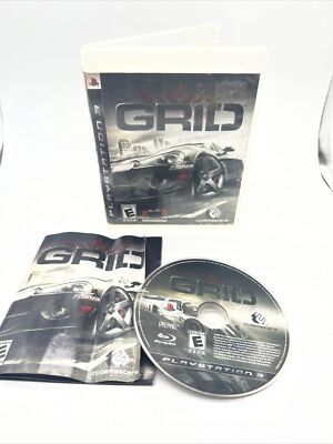 GRID Sony PlayStation 3 PS3 Game Complete With Manual Tested Working ...