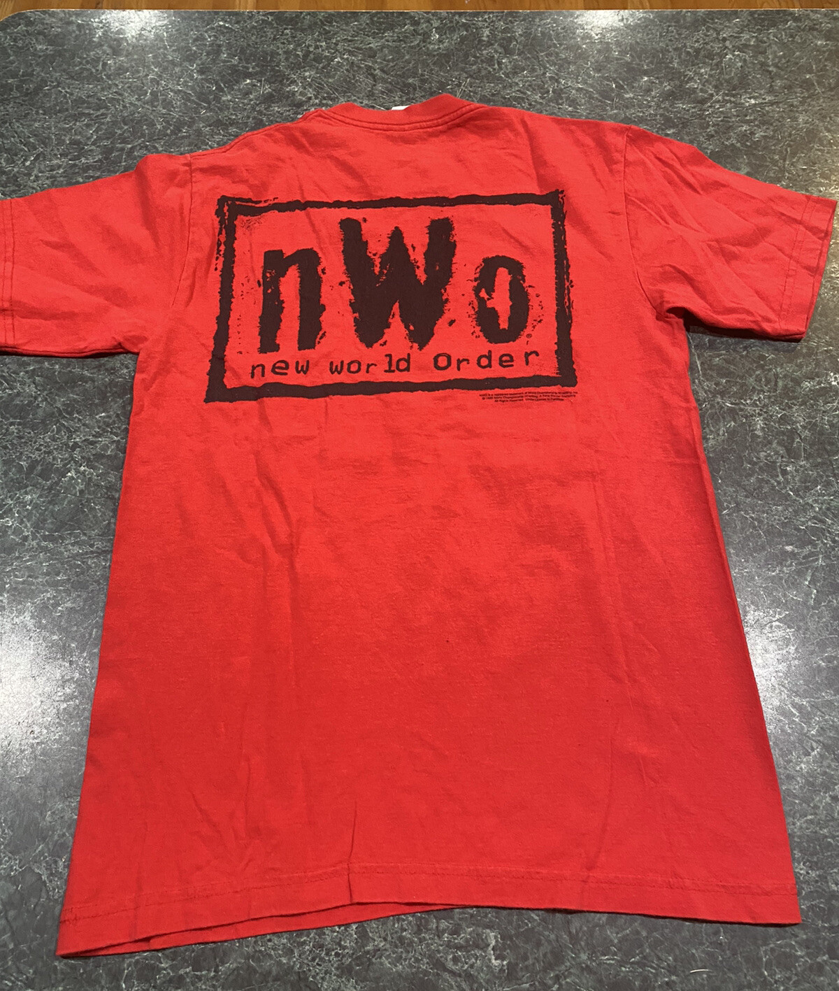 Vintage 1998 WCW NWO Kevin Nash Wolfpack Too Sweet Big Sexy Diesel Tee ...