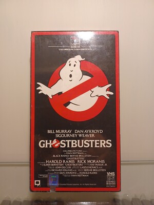 🔥Ghostbusters VHS Factory Sealed RCA Columbia Pictures ©1985 Red Border ...