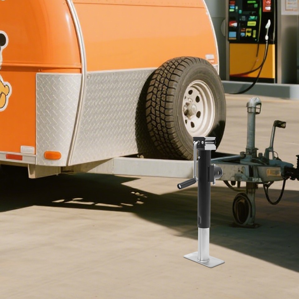 1T Side Winder Trailer Lift & Support Jack Leg 2204.62lbs Lifting Jack ...