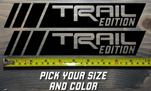Toyota Trail Sticker Decal 4Runner Tacoma Edition TRD Pro SR5 Wheels ...