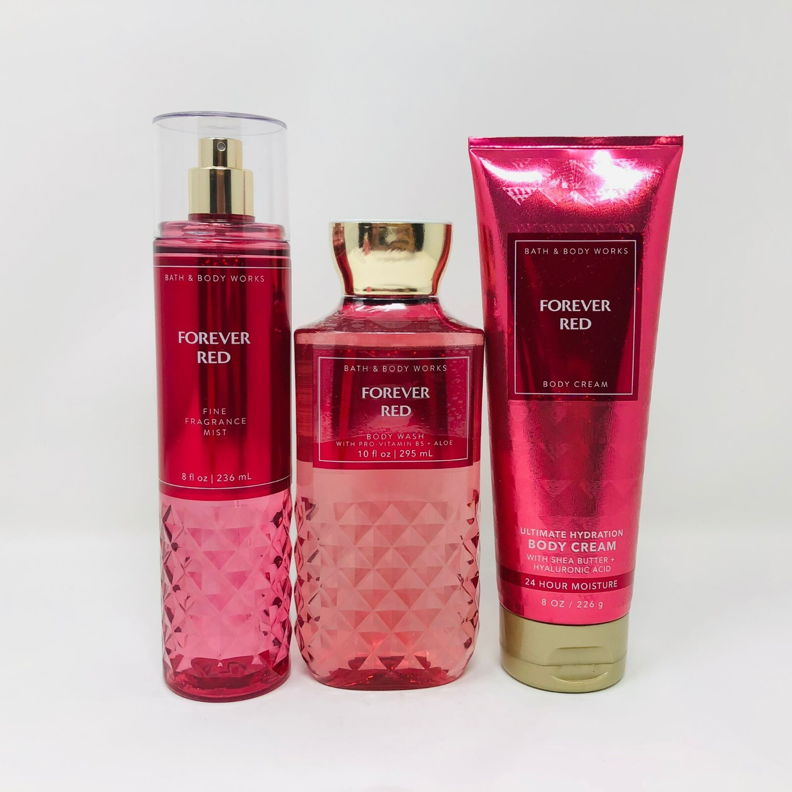 Bath & Body Works FOREVER RED Mist, Cream, Lotion & Body Wash *U Choose ...