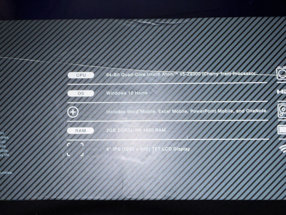 Linx Vision 8 Gaming Tablet + Xbox Controller | Windows | Boot Loop ...
